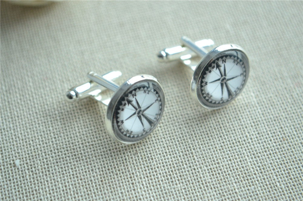 Compass Cuff Links,mens Cufflinks,personalized Cufflinks, Mens ...